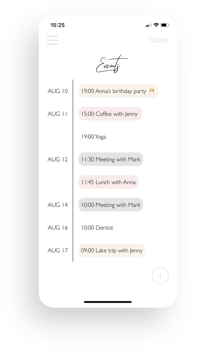 iPhone App - PLANBELLA